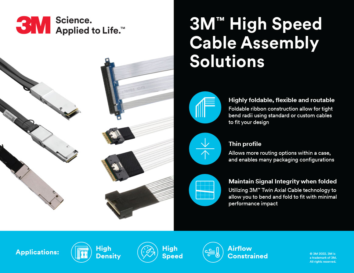 TwinAx High Speed Cable Solutions – 3M | DigiKey