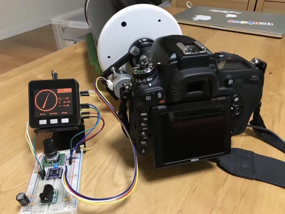 MAK127SP Stepper focuser with M5Stack