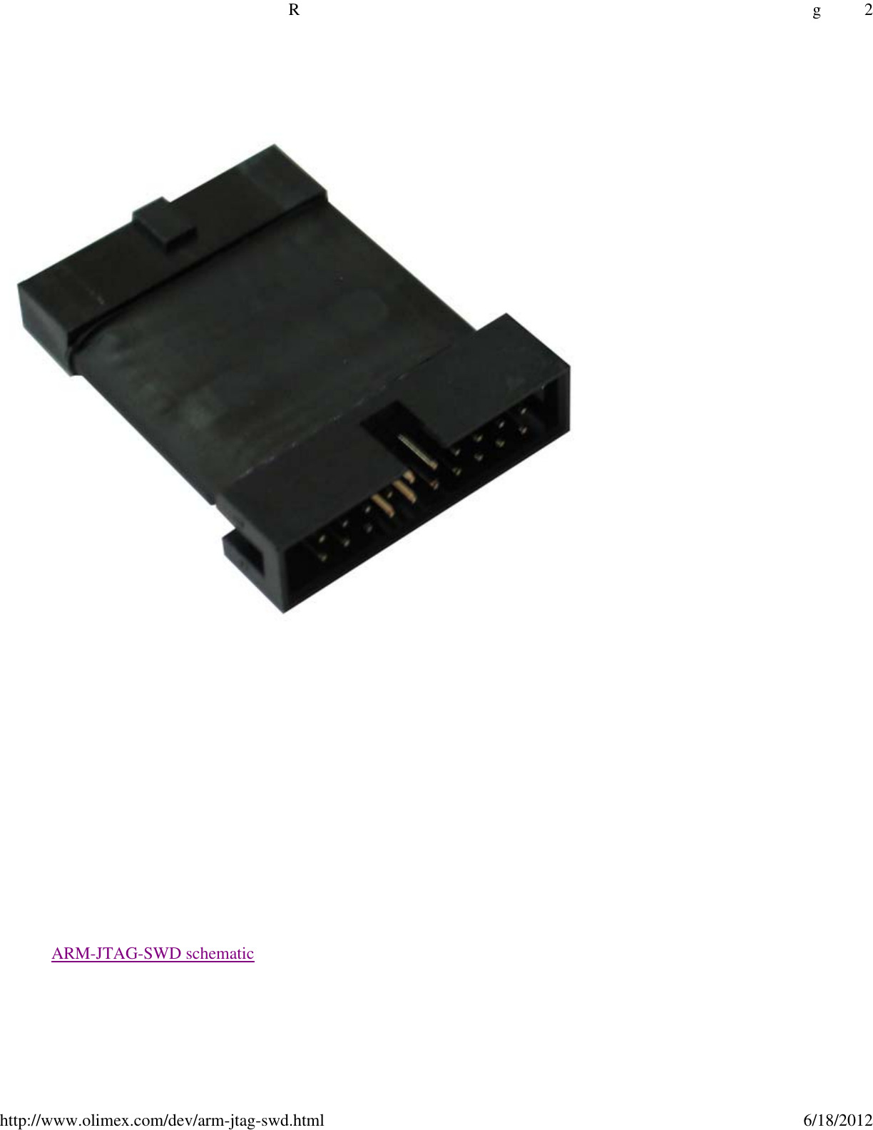 Olimex LTD 的 ARM-JTAG-SWD 規格書 | DigiKey