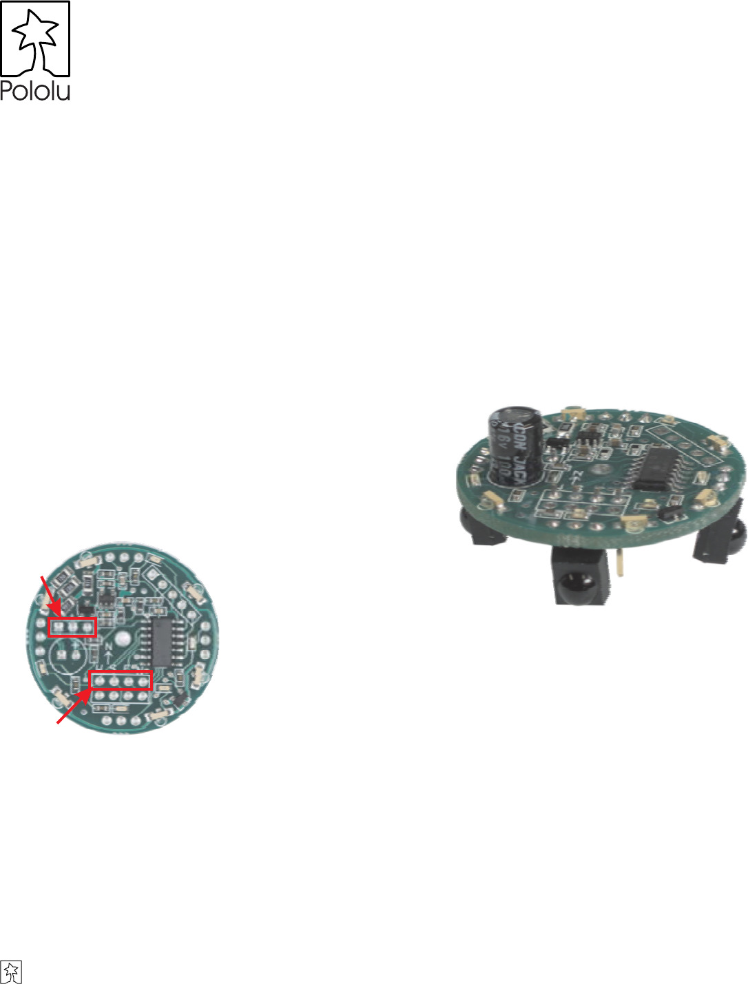 Parallax Inc. 的 Pololu IR Beacon Quick Start Guide 規格書 | DigiKey