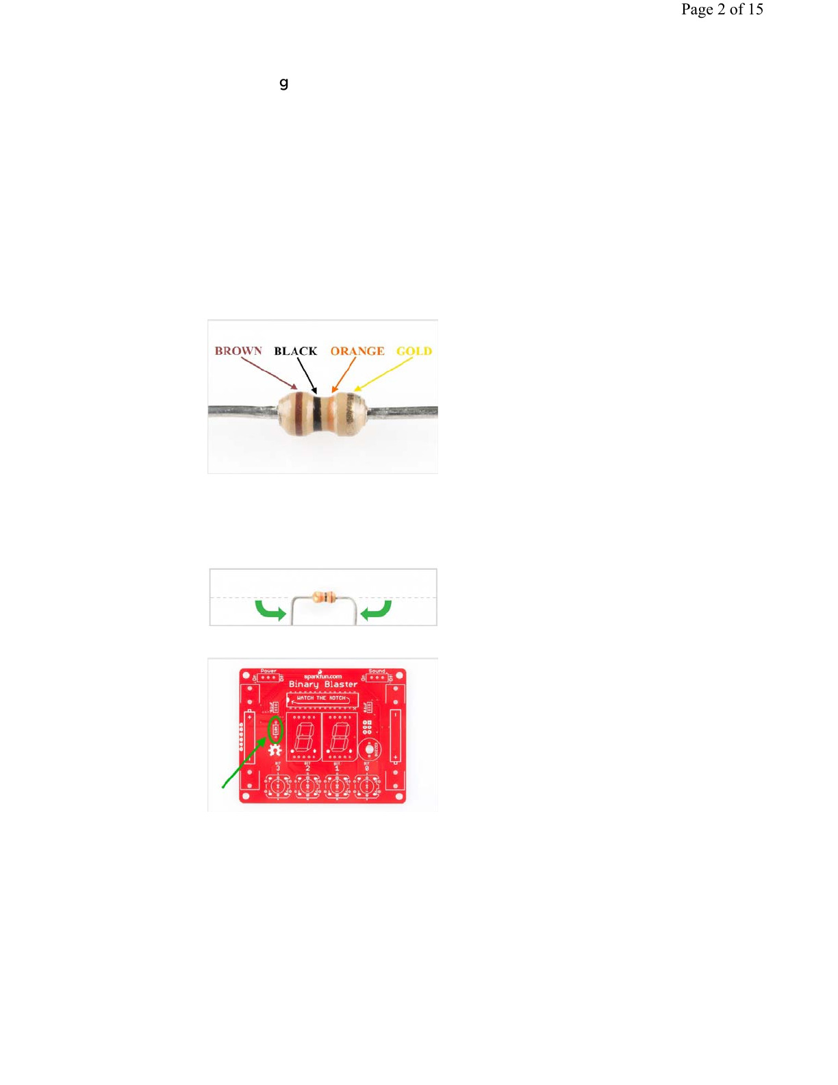 SparkFun Electronics 的 Binary Blaster Assembly Guide 規格書 | DigiKey