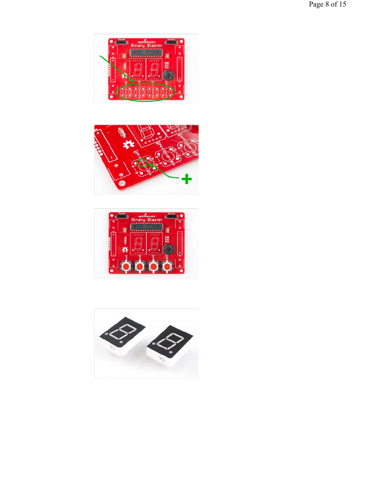 SparkFun Electronics 的 Binary Blaster Assembly Guide 規格書 | DigiKey