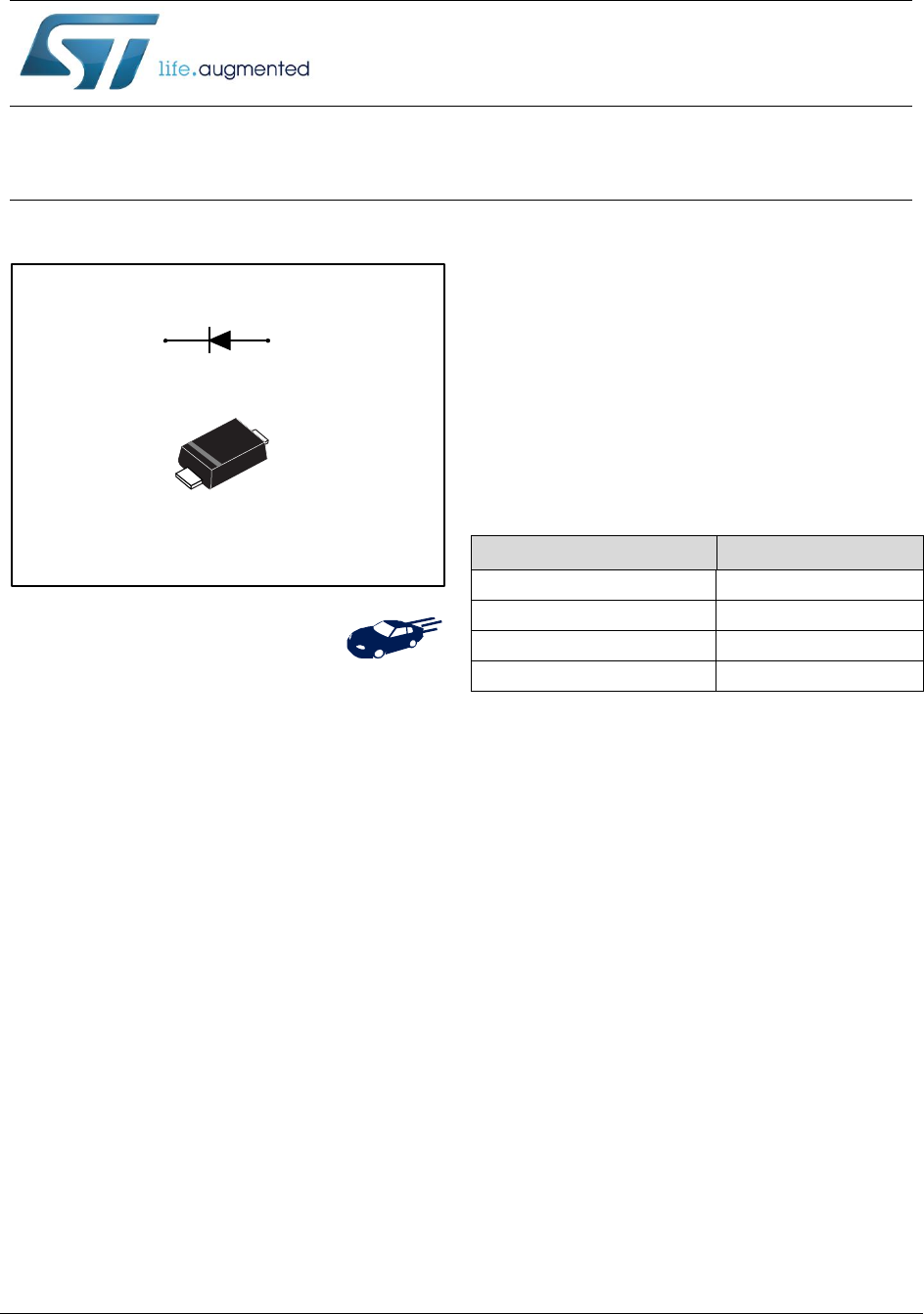 STPS2H100-Y by STMicroelectronics Datasheet | DigiKey