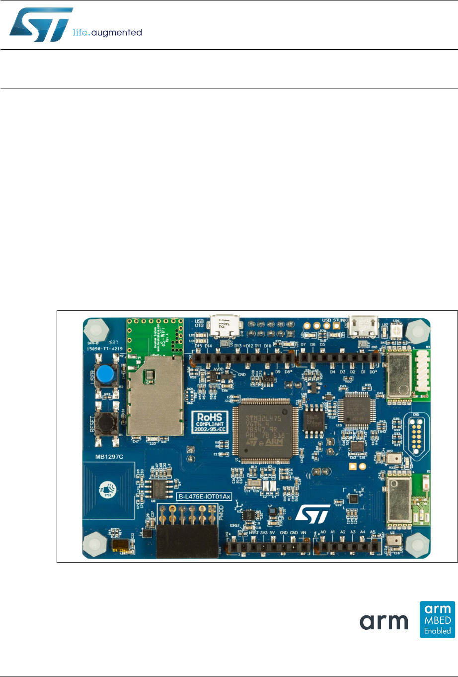 B-L475E-IOT01A User Manual Datasheet by STMicroelectronics | Digi-Key Electronics