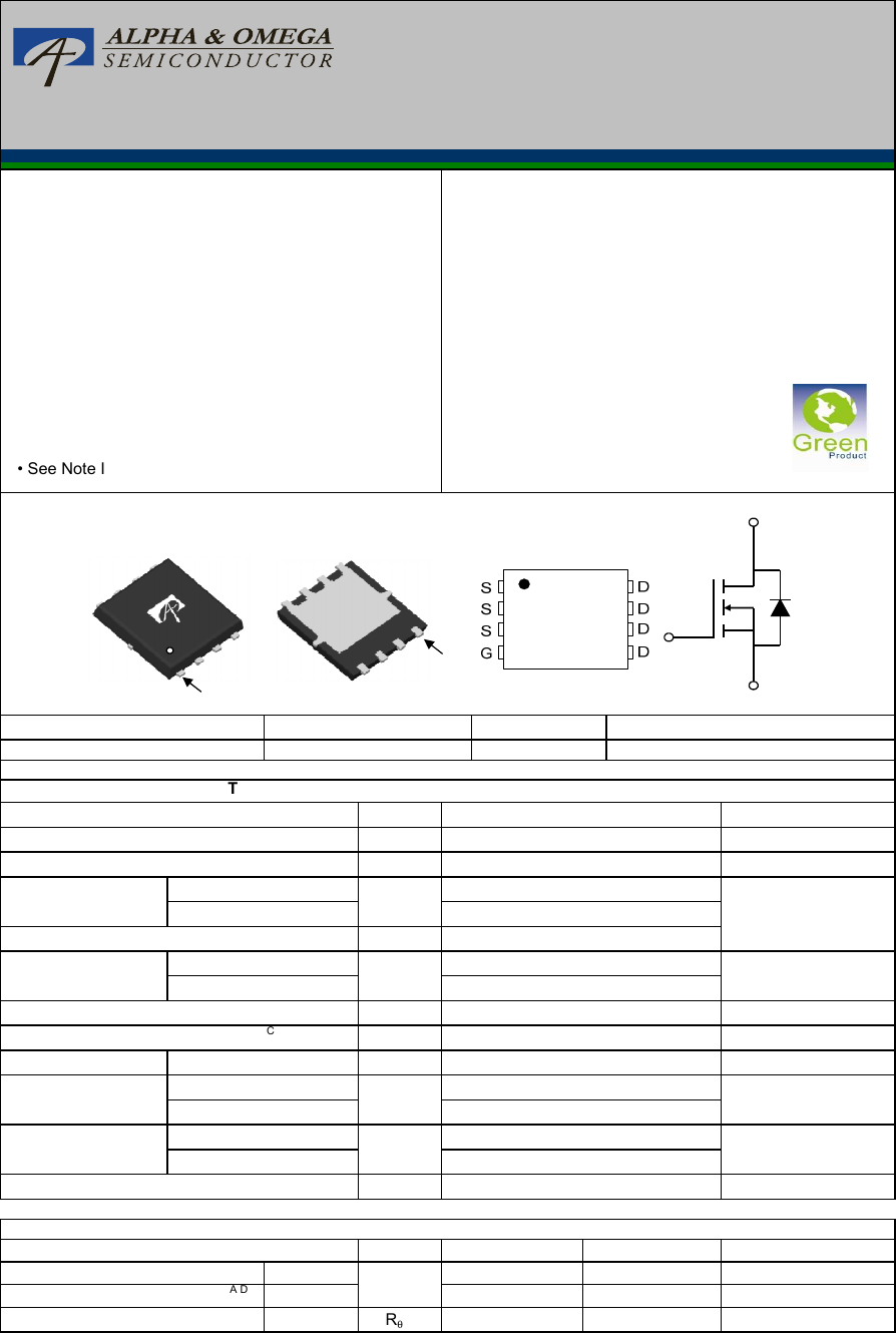 Alpha & Omega Semiconductor Inc. 的 AON6312 規格書 | DigiKey