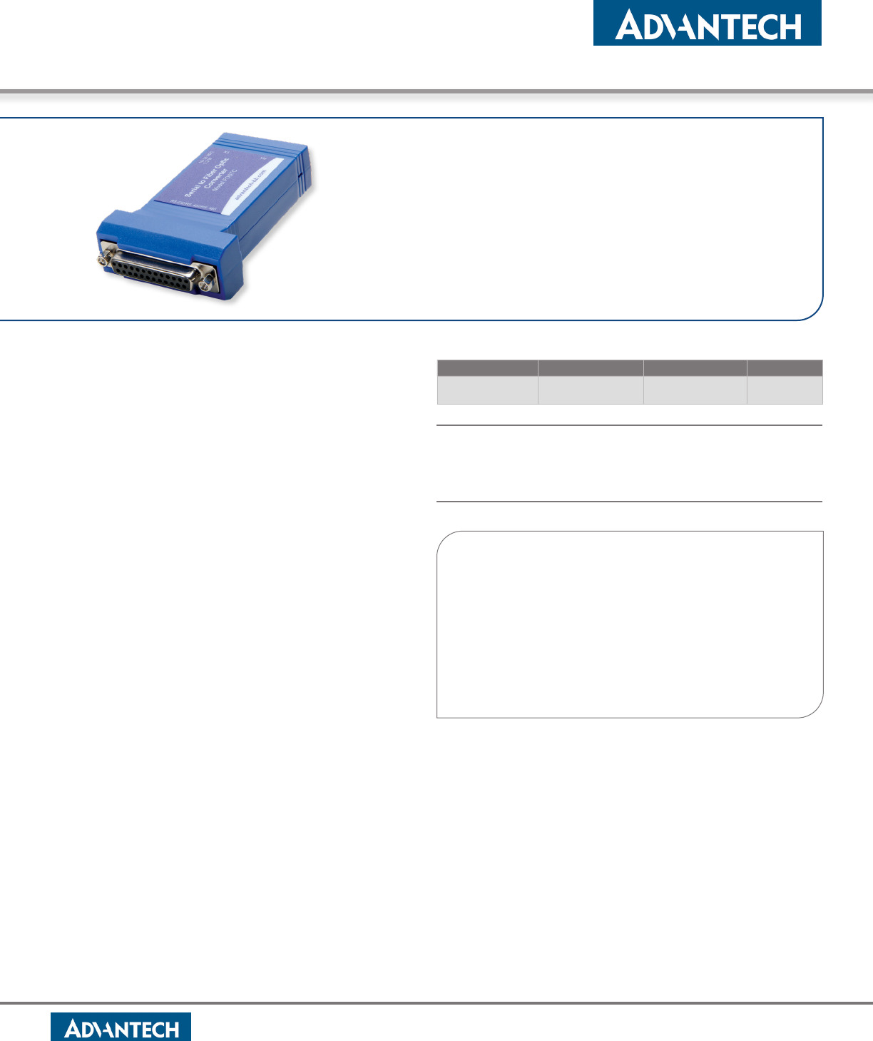 Advantech Corporation 的 BB-FOSTC 規格書 | DigiKey