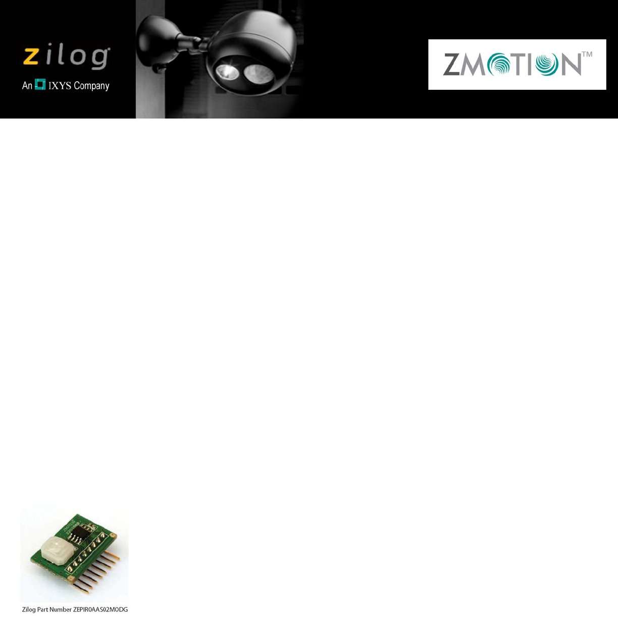 Zilog 的 ZMOTION Brief 規格書 | DigiKey