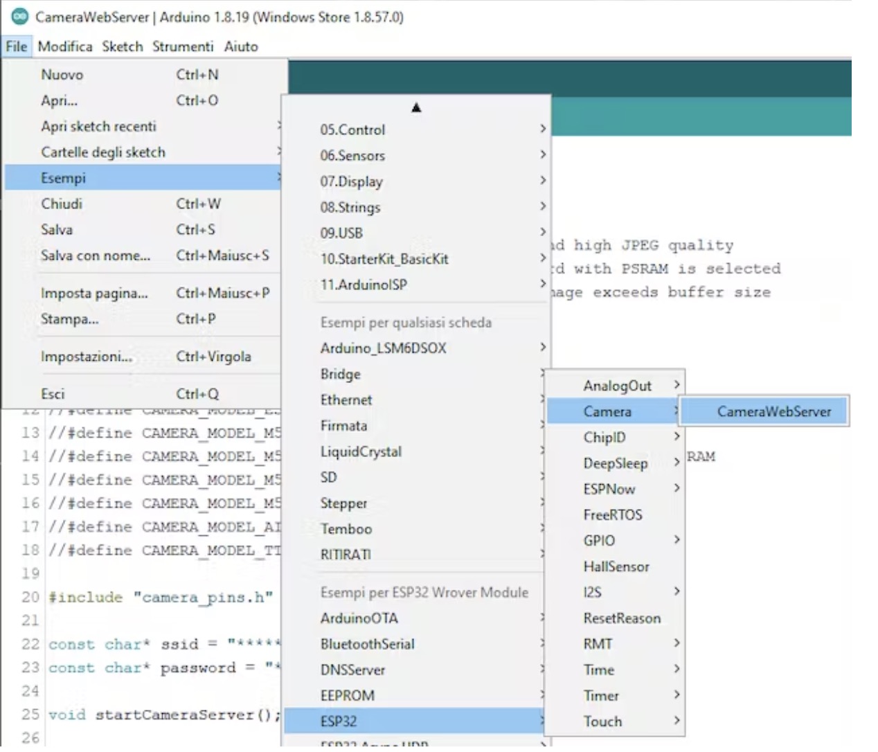 ESP32-CAM Python stream OpenCV Example