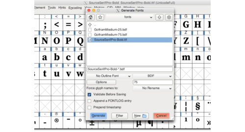 Custom Fonts for CircuitPython Displays