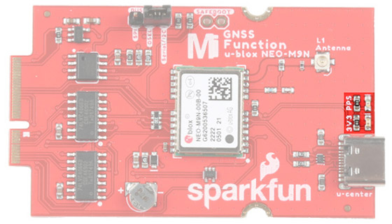 MicroMod GNSS Function Board - NEO-M9N Hookup Guide
